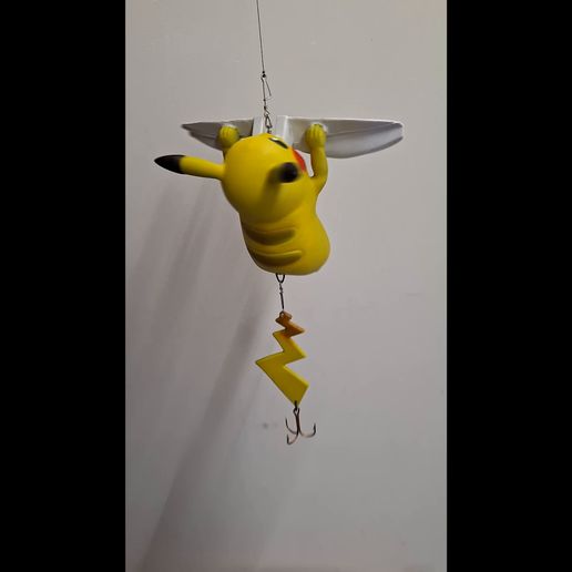 🎣 Pokemon Fishing Lure Pikachu 🎣・ STL File for 3D printing・Cults