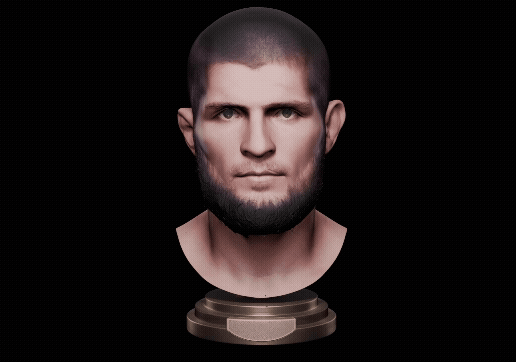 👤 KHABIB NURMAGOMEDOV - BUST - UFC FIGHTER・ STL File for 3D printing・Cults