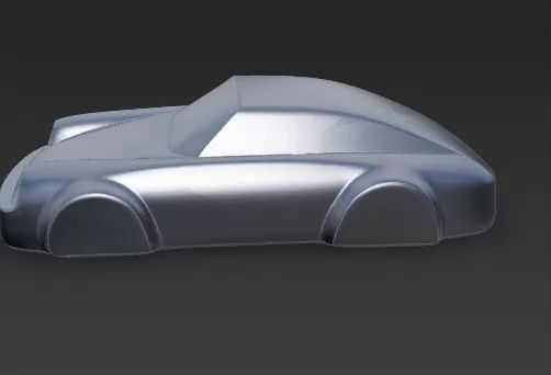 🗿 Porsche 911 Streamline Escultura Coche Forma・Archivo STL para ...