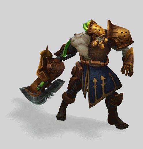 STL file Chemtech Tryndamere League of Legends 3D print model 🎲 ・Model ...