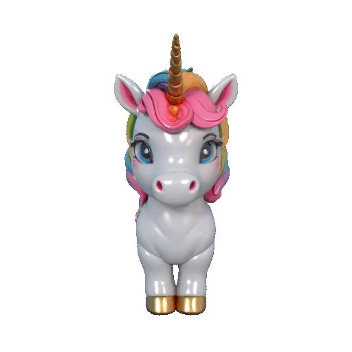 🦄 Unicorn Cute Mini・ STL File for 3D printing・Cults