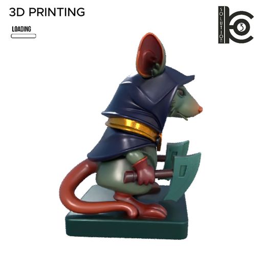 🪓 Axe Mouse - Nightblade Edition・ STL File for 3D printing・Cults