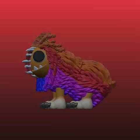 🎨 Yarnaby nightmare, poppy playtime chapter 4・ STL File for 3D printing ...