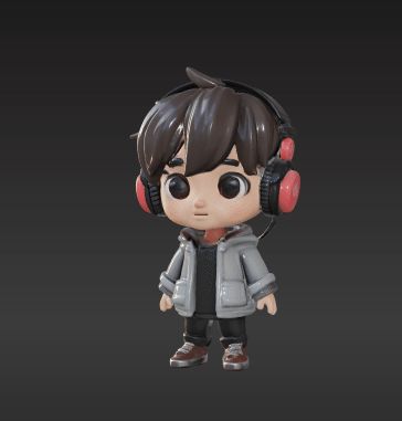 chibi headphone
