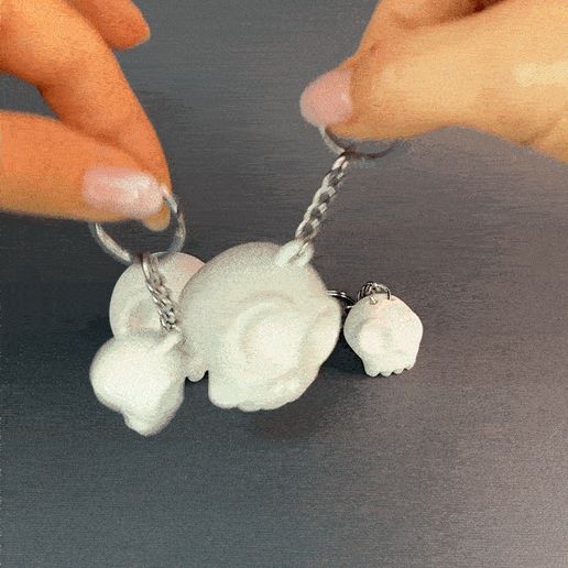 Free STL file Skull Keychain & Toy / different versions 💀 (3MF)・3D ...
