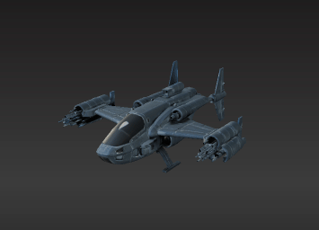 ️ Sci-Fi Wasp Gunship - RC VTOL Aircraft Project・ STL File for 3D ...