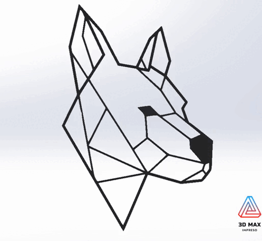 how to draw geometric dog