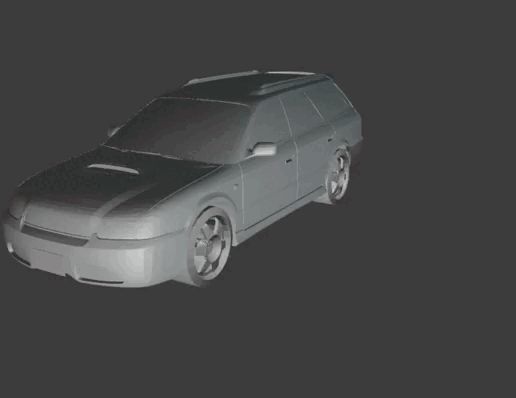 STL file SUBARU LEGACY TURBO 🚗 ・3D printer model to download・Cults