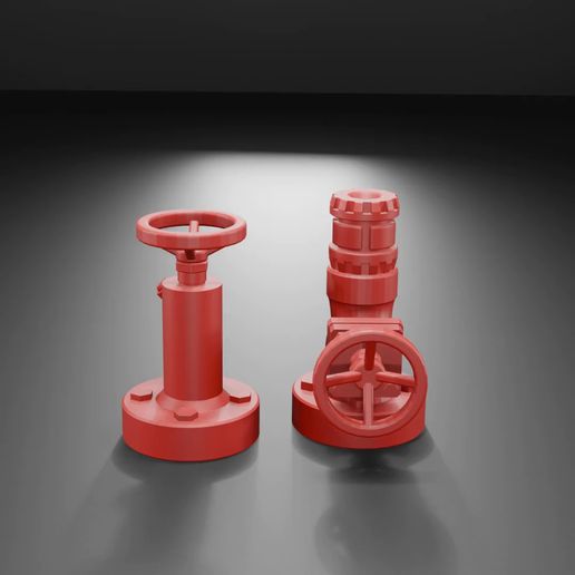 🚒 Fire Hydrant with Flange – 3D Printable Models (Standard & 90°)・ STL ...