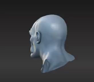 👽 Custom 6-inch Scale Alien Commander Head - Heroic Fish-like Species ...
