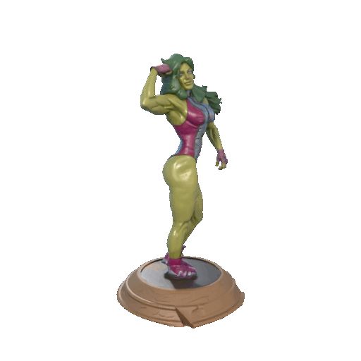 👾 She-Hulk・ STL File for 3D printing・Cults