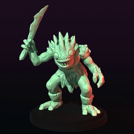 🎲 Frostfin Murloc・ STL File for 3D printing・Cults
