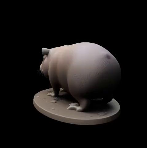 STL file Capybara Figurine 👧 ・3D print model to download・Cults