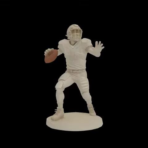🏈 ABP Football Player .STL .GLB for 3D Printer・ STL File for 3D ...
