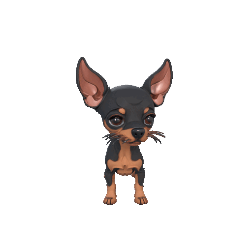 🐕 PERRO CARTOON Pinscher Miniatura・Archivo STL Gratis para Impresión 3D ...
