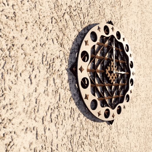 Free STL file Wall clock 🕰️ ・3D print design to download・Cults