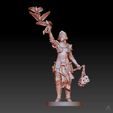 🪖 Stigmatic Nun N2 + ARMOR VER + PRESUPP!・ STL File for 3D printing・Cults