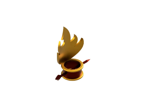 🔥 FIRE LORD CROWN・ STL File for 3D printing・Cults