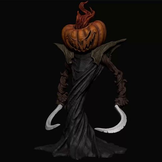 🎃 Pumpkin Wraith – The Harvest Reaper・Free STL File for 3D printing・Cults