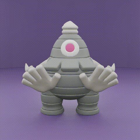 🐉 Pokemon No. 355, 356, 477 Duskull, Dusclops, Dusknoir・ STL File for ...