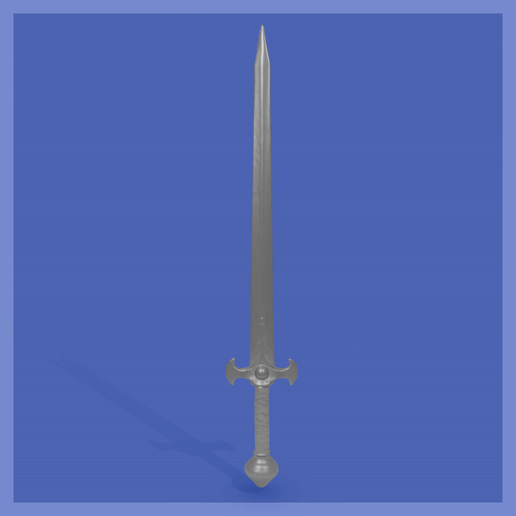 🗡️ Long Sword・ STL File for 3D printing・Cults