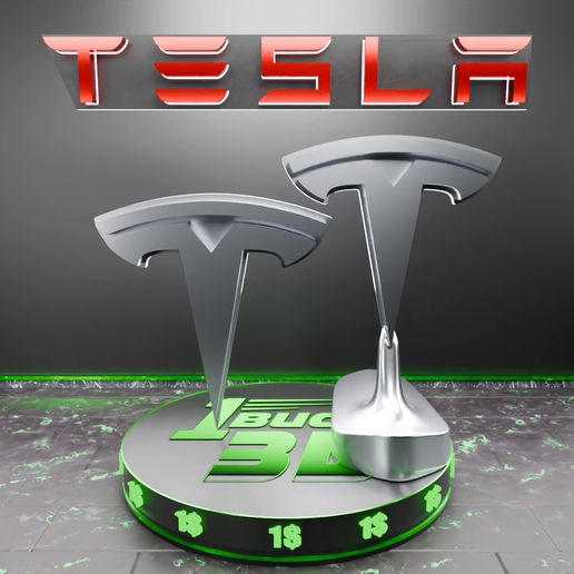 🟢 TESLA Car SUV Logo Emblem Badge Sign Crest Symbol Mark Insignia ...