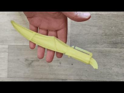 🔪 Knife with sheath・ STL File for 3D printing・Cults