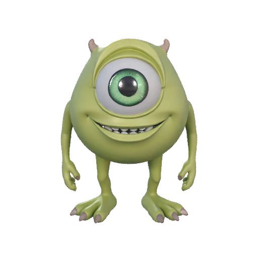 🎨 Mike Wazowski Fan Art 3D Model・ STL File for 3D printing・Cults