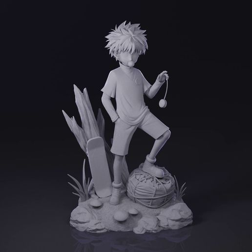 👾 Killua (HunterxHunter) - STL para impresión 3D・Archivo 3D para ...