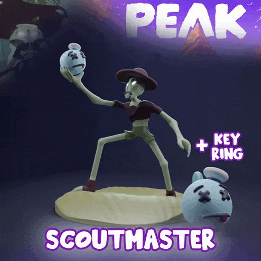 🎮 Scoutmaster | Fanart (PEAK GAME)・ STL File for 3D printing・Cults