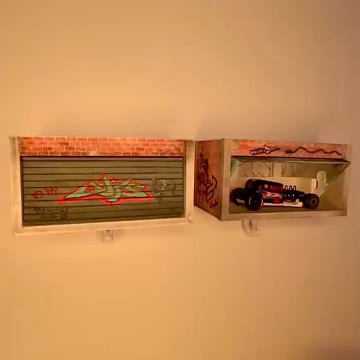 🔑 Garage Key Holder 1/64 HotWheels Matchbox MINIGT- Two version (STL Files)・ STL File for 3D ...