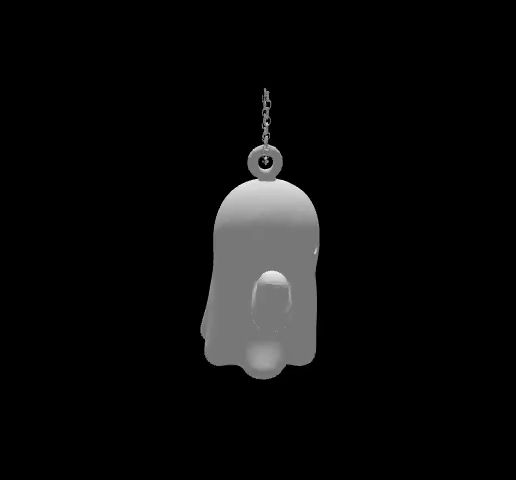 👻 Cute Surprised Ghost Keychain・ STL File for 3D printing・Cults