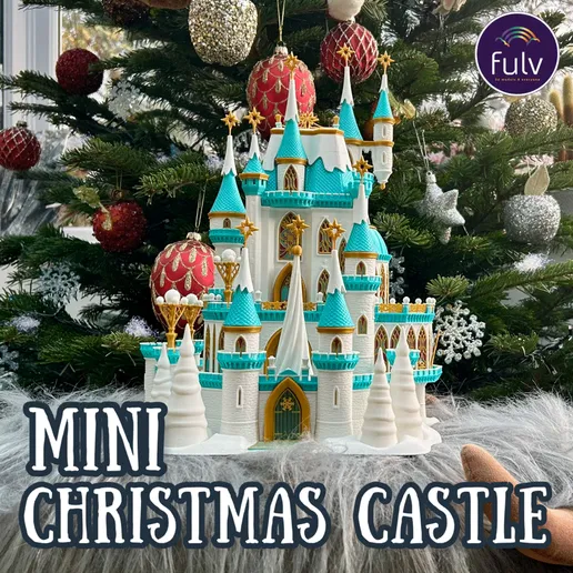 🎄 MINI Christmas Castle・ 3D File for 3D printing・Cults