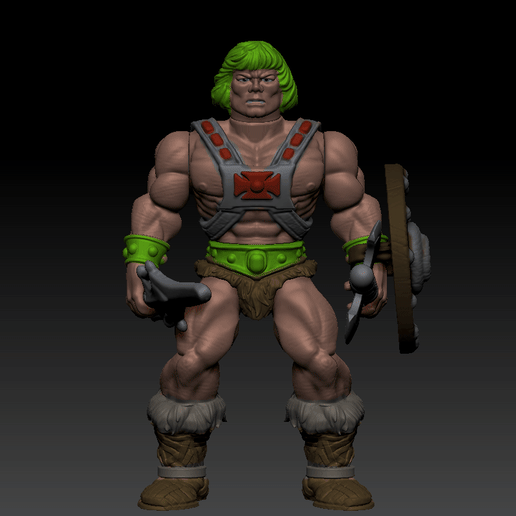 👾 Vintage-Style He-Man Action Figures 5.5" for 3D Printing - Classic ...