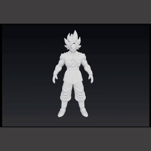 💬 Goku Ultra Instinct 3D Model - Ready To Print Model・ STL File for 3D ...