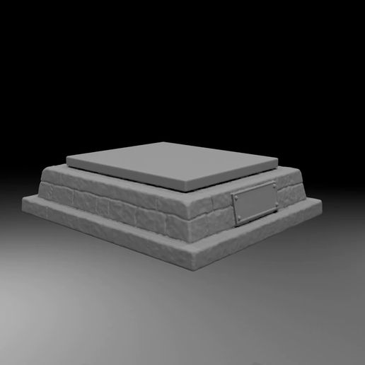👤 Modular Stone Display Base for 3D Printing – Statue & Figure Pedestal ...