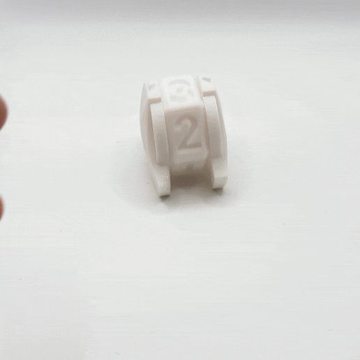 STL file Spinning D6 Dice | Tabletop / Board Games / DnD / Magic The ...