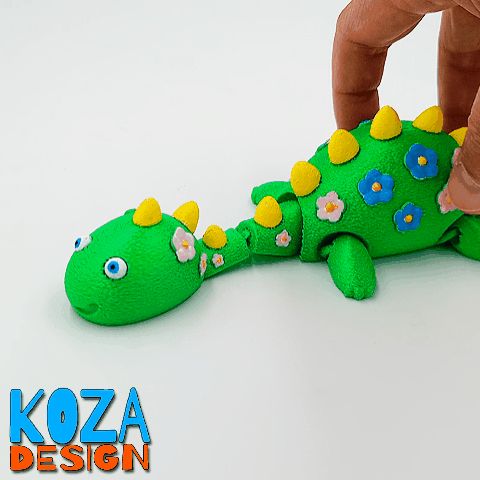 🔒 NESSI the cute Lock Ness Monster articulated and printed in place ...