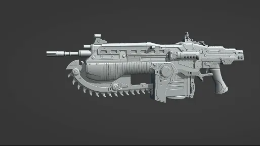 🔫 Lancer MK2 Gears of wars・ 3MF File for 3D printing・Cults