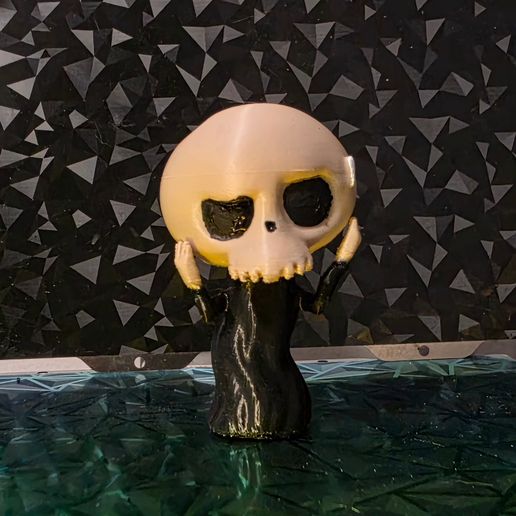 💀 Labubu Scream – 3D Printable Figurine Inspired by "The Scream"・ OBJ ...