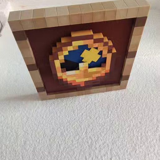 🕰️ MINECRAFT CLOCK・ STL File for 3D printing・Cults