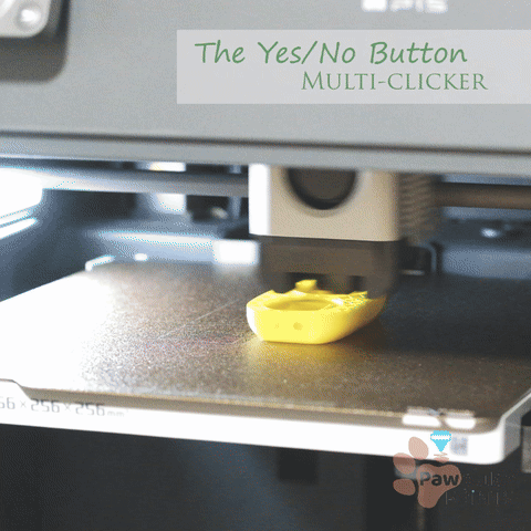 👌 THE YES / NO BUTTON, MULTI-CLICKER - FIDGET KEYCHAIN [PRIVATE USE ...