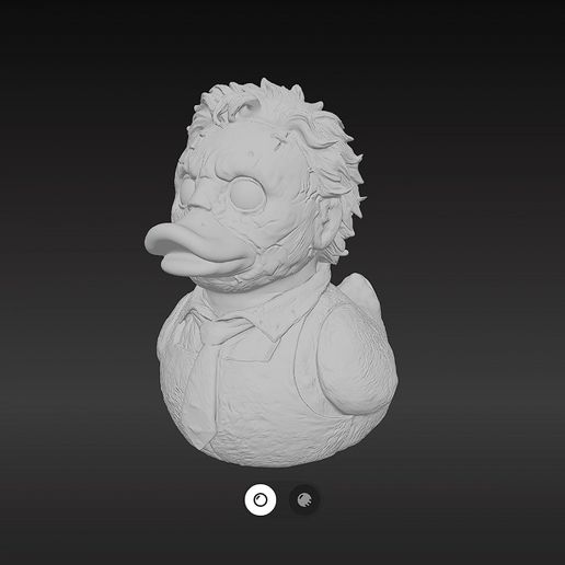 🦆 Leatherface Duck・ STL File for 3D printing・Cults