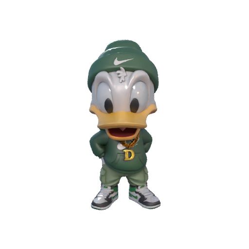 🦆 Donald Duck Chibi Streetwear Style Hypebeast Cartoon Disney 3D Model ...