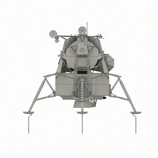 👽 Apollo Lunar Module, 1:32・Free 3D File for 3D printing・Cults