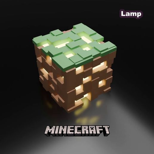 STL file Minecraft Lamp 🔦 ・3D print object to download・Cults