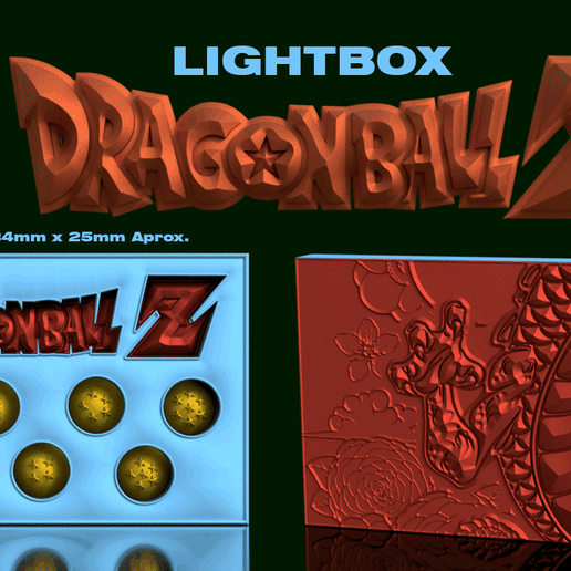 STL file Dragon Ball Z: Dragon Sphere Light Box 🐉 ・Design to download ...