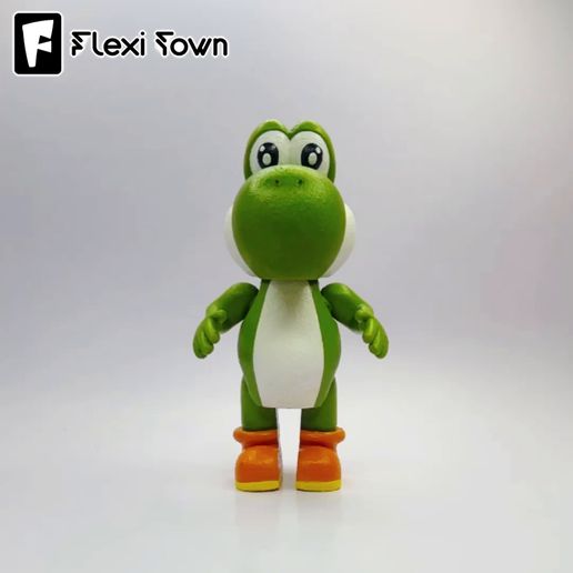 👌 Flexi Yoshi, Articulated fidget figure, 3mf included・ STL File for 3D ...