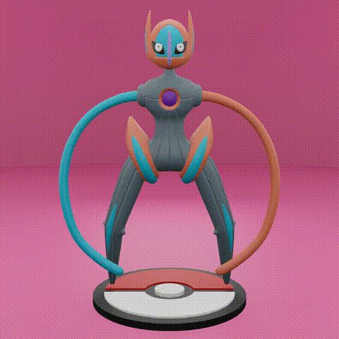 🐉 Pokemon No. 386 Deoxys Pack・ STL File for 3D printing・Cults