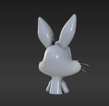 🐇 Whimsical Rabbit Bust – Big-Eyed Toon with Signature Smile・ STL File ...